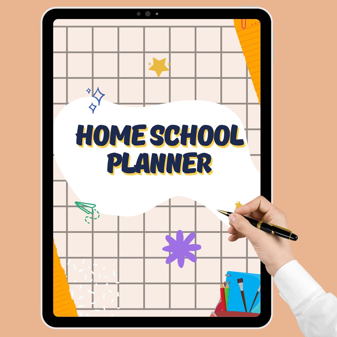 Homeschool Planner Printable, Homeschool Calendar Pages, Teacher Lesson ...