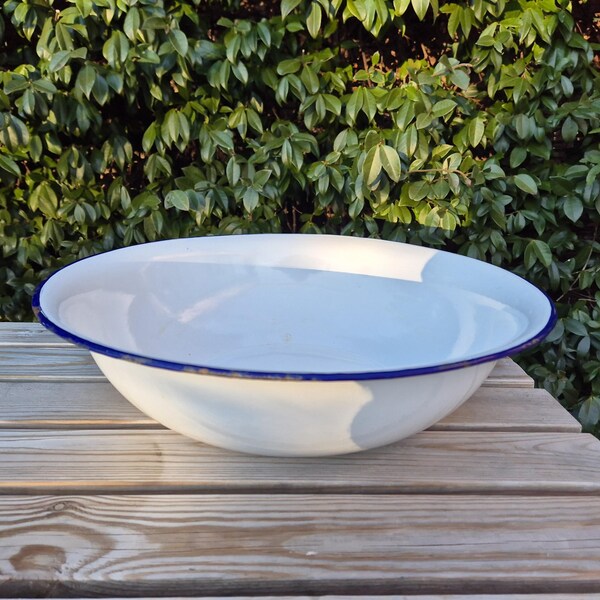 Enamel Wash Basin - Etsy