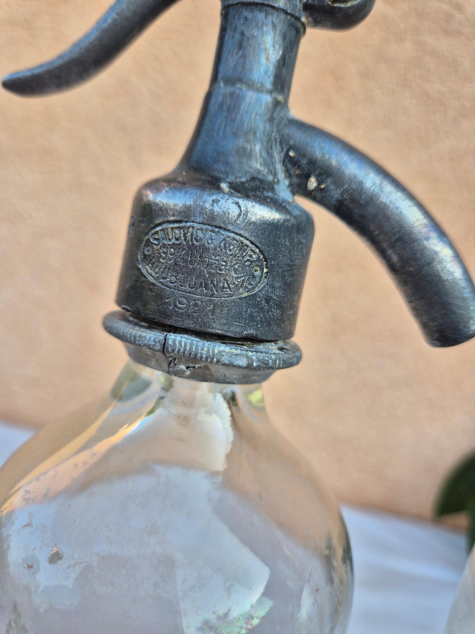 Vintage Soda Siphon Bottles (set of 2): 1920s Elegant Bar Decor - Etsy