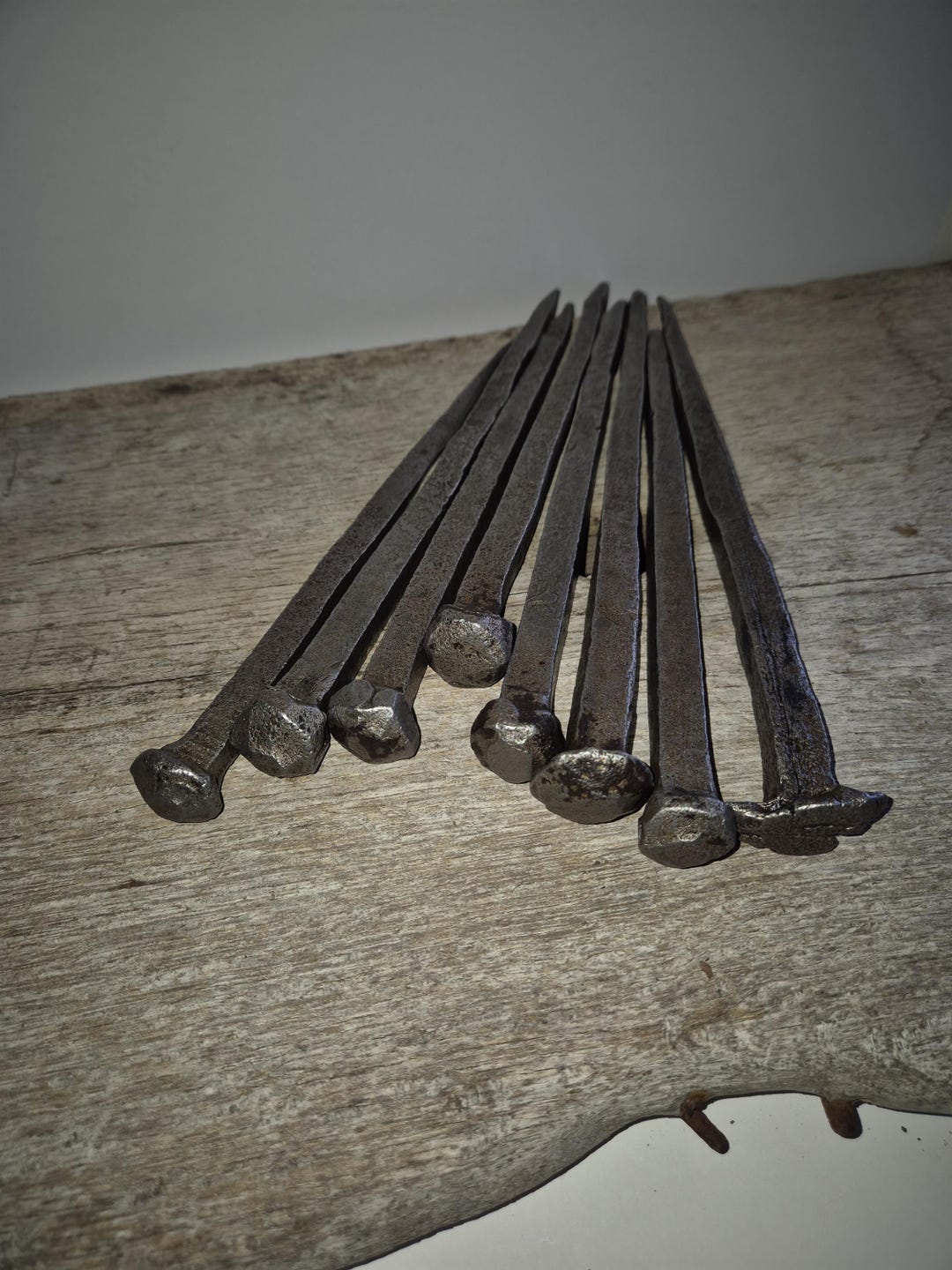 A Lot of 8 Hand-forged Iron Nails / 1920s - Etsy