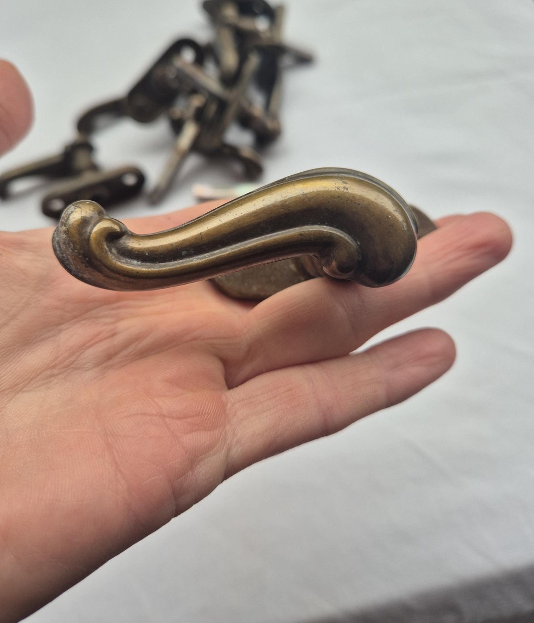 Vintage Brass Window Handles – Unique Architectural Salvage - Etsy