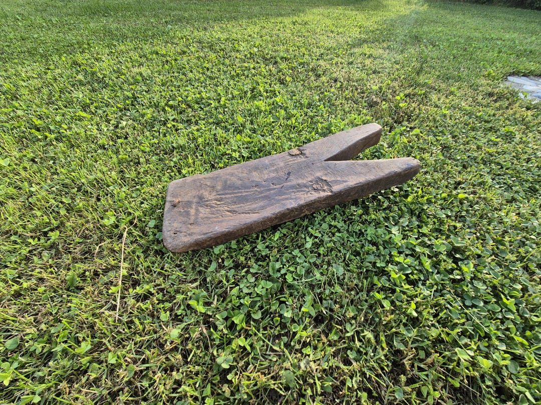 Vintage Wooden Boot Remover | Rustic Farmhouse Shoe Scraper | Antique ...