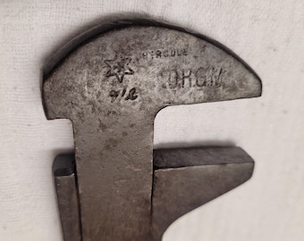 Antique French Adjustable Wrench, Collectable, Gift, Gift Idea, Retro ...