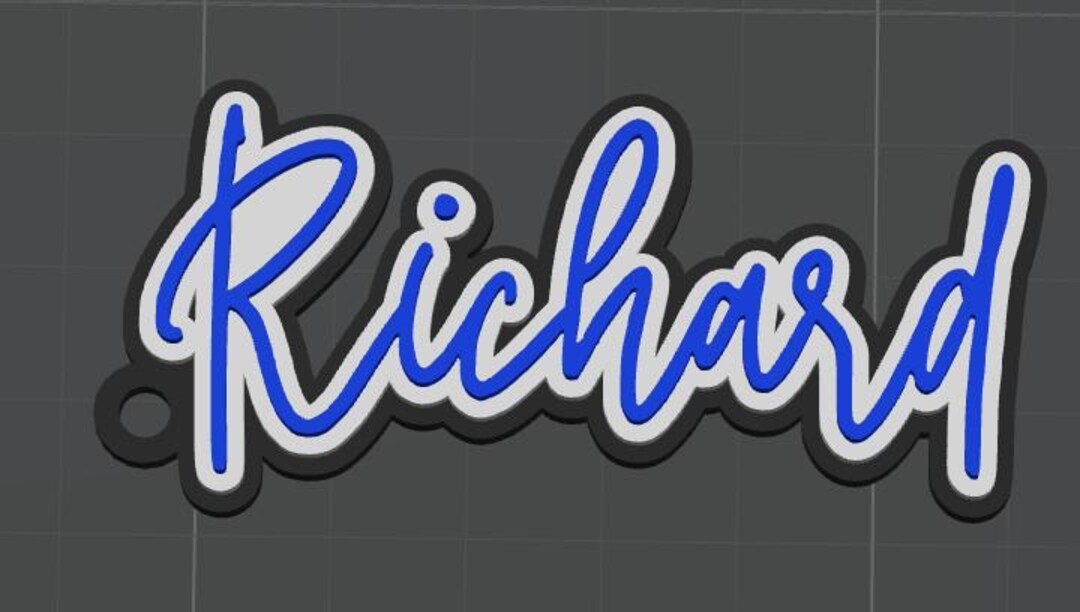 3D Name Print File - Etsy