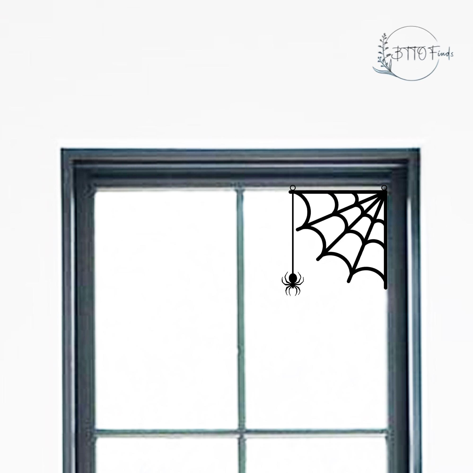 Victorian Spider Web Corner Hanging,gothic Window Ornament,halloween ...