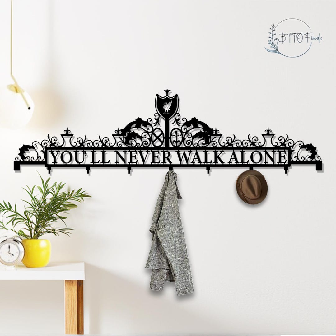 YNWA Liverpool FC Metal Wall Art With Hooks,custom Shankly Gates ...