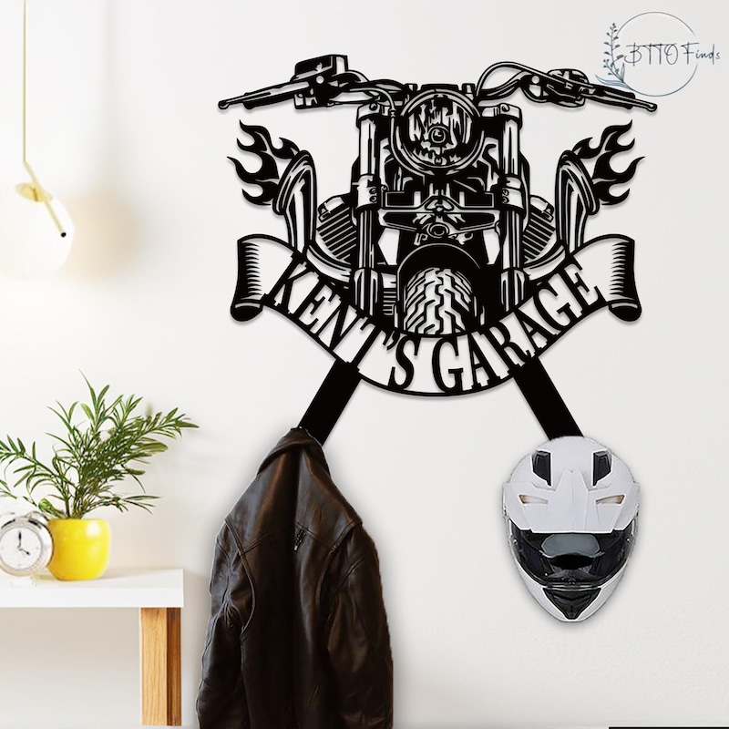 Garage Helmet Stand - Etsy