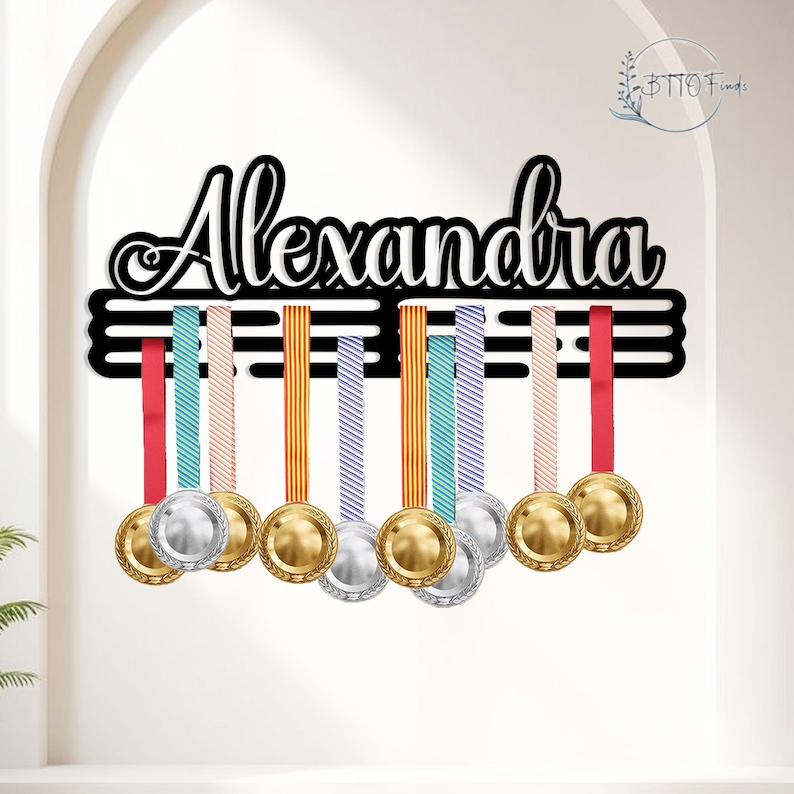 Custom Medal Display Wall Hanger,personalized Award Holder for Medals ...
