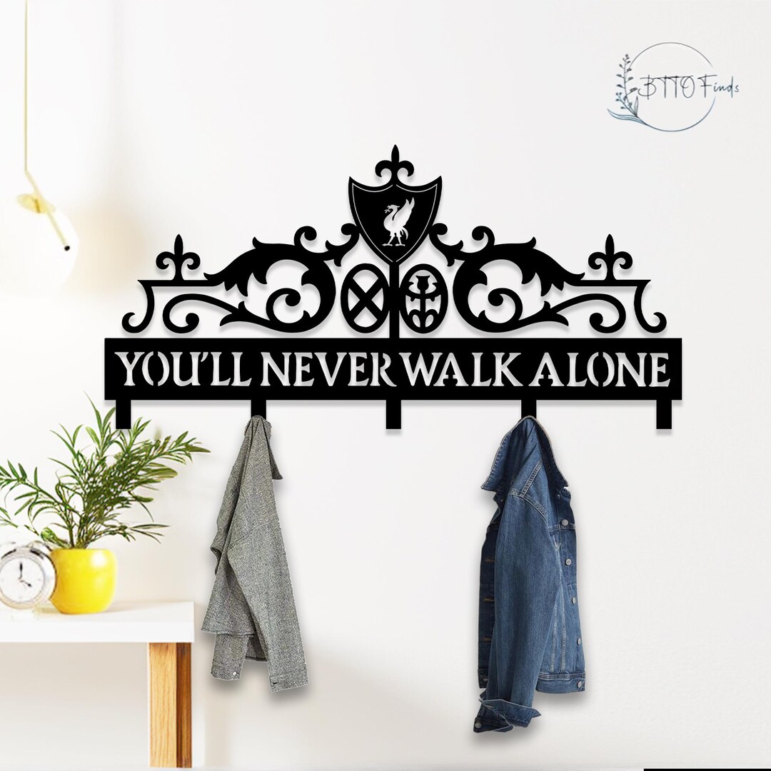YNWA Liverpool FC Metal Wall Art With Hooks,custom Shankly Gates Sign ...