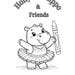 Holly the Hippo & Friends Coloring Pages for Kids | Printable Animal ...