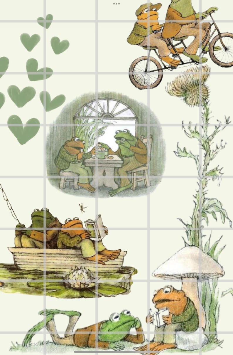 Frog and Toad Digital Print - Etsy