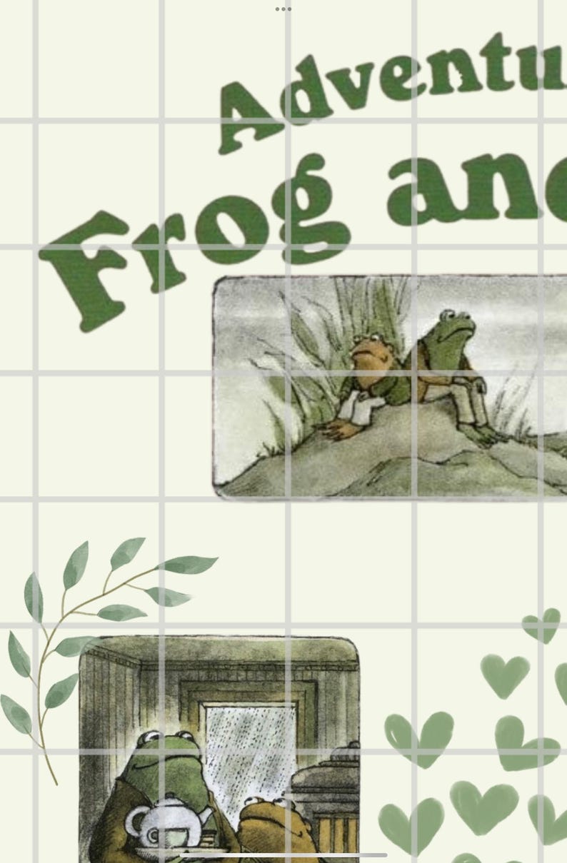 Frog and Toad Digital Print - Etsy