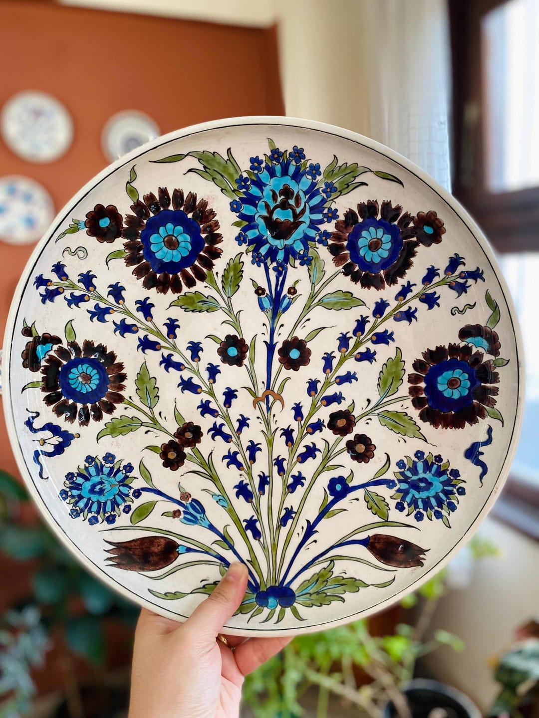 Turkish Tile Art , Cini Turkish Tile , Turkish Tile , Hand Made - Etsy