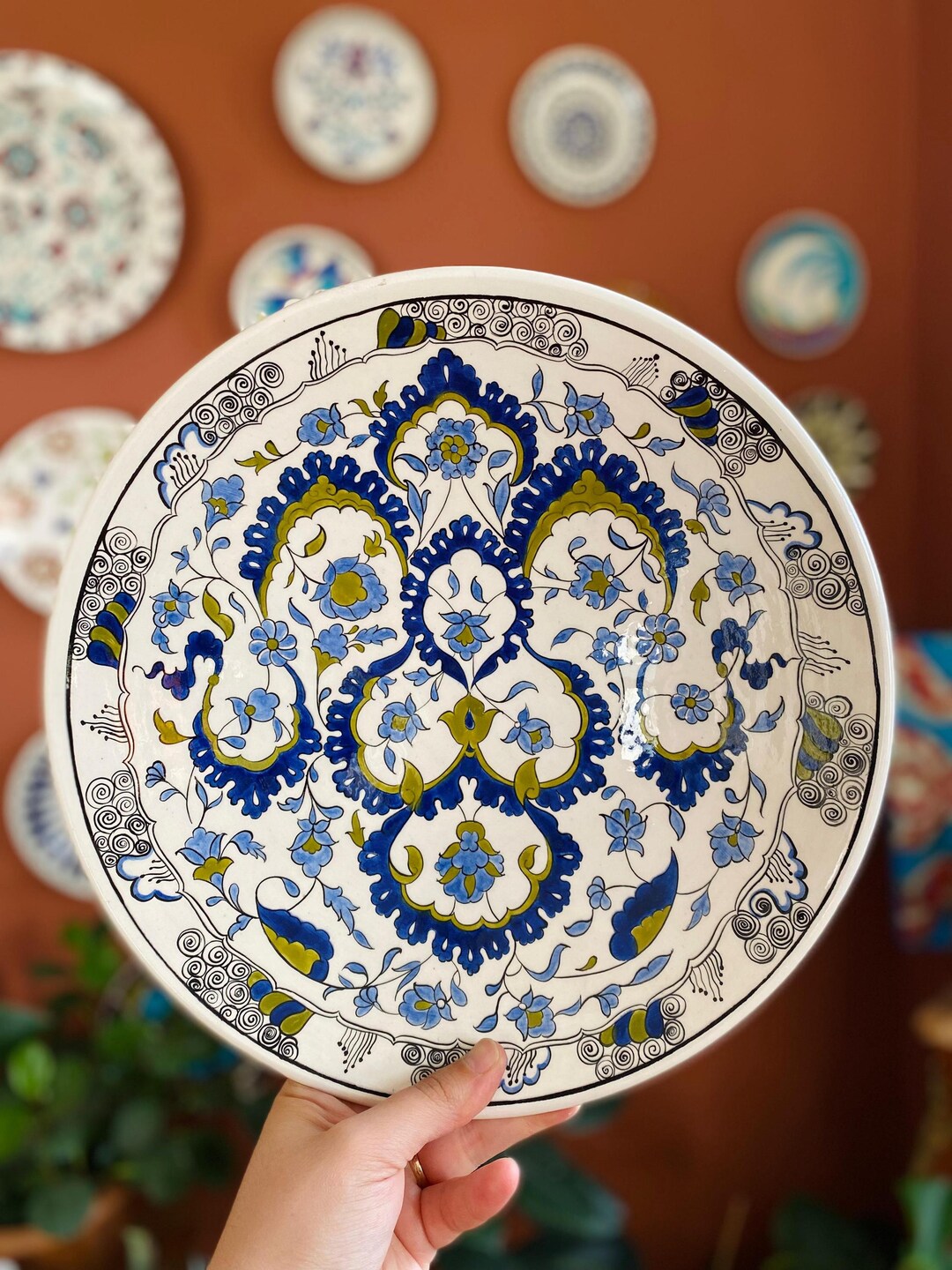 Turkish Tile Art , Cini Turkish Tile , Turkish Tile , Hand Made - Etsy