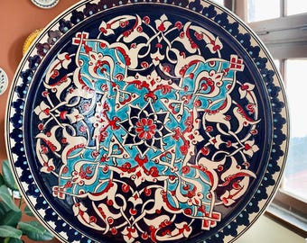 Turkish Tile Art , Cini Turkish Tile , Turkish Tile , Hand Made - Etsy