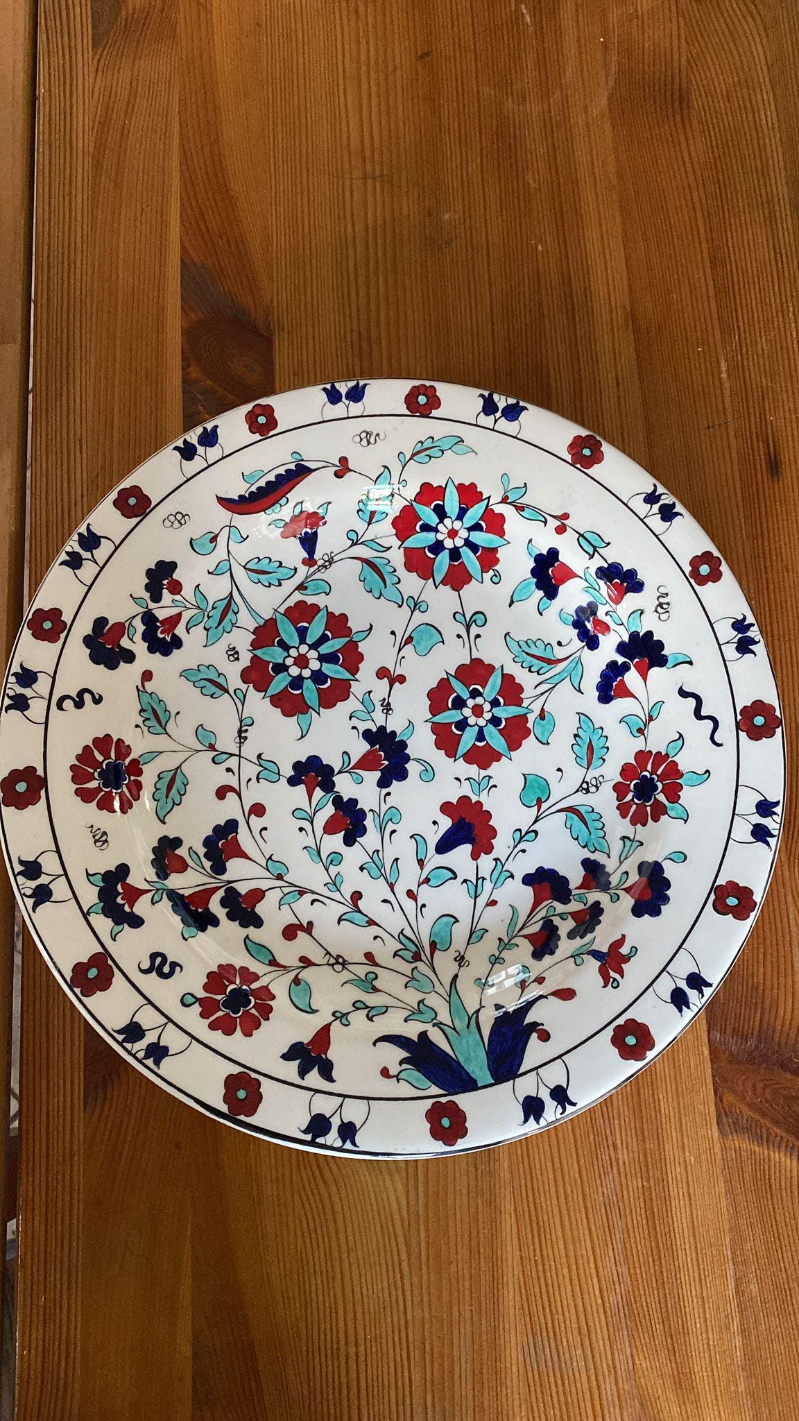 Turkish Tile Art , Cini Turkish Tile , Turkish Tile , Hand Made - Etsy