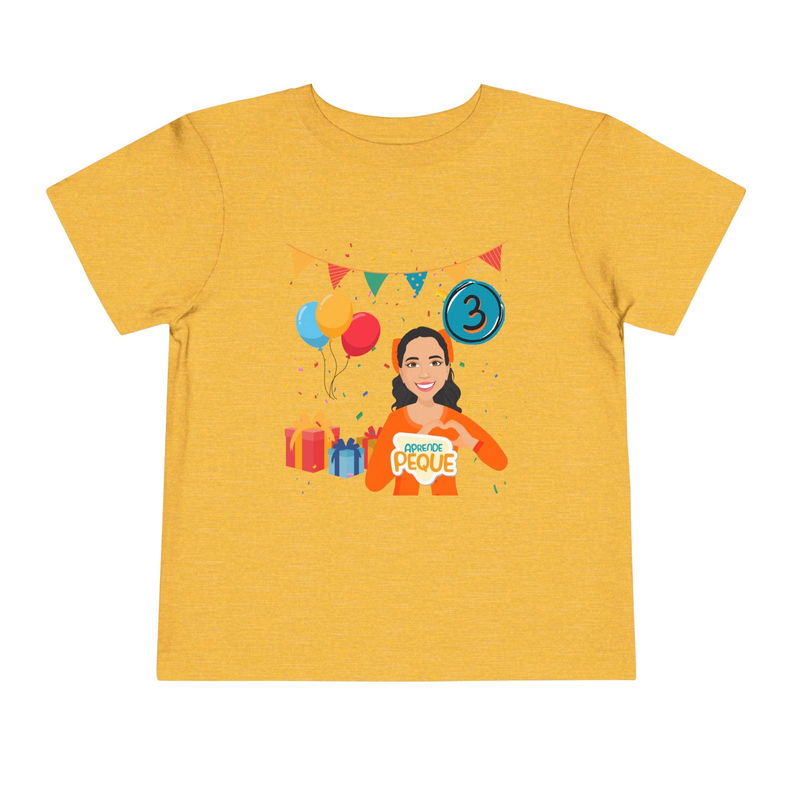 Hola Peques Soy Yo Isa Toddler Tee, Aprende Peque Tshirt Birthday #3 ...