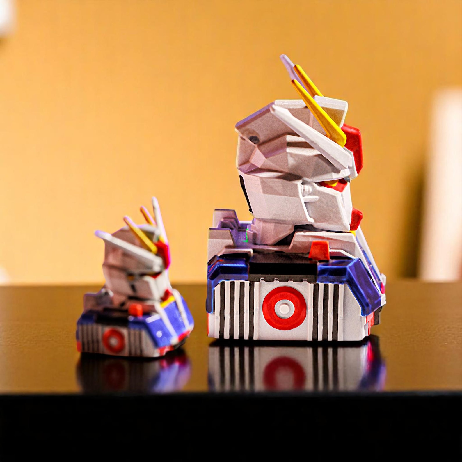 Gundam Head Keycap | Mecha Robot Artisan Keycap for Mechanical Keyboard ...