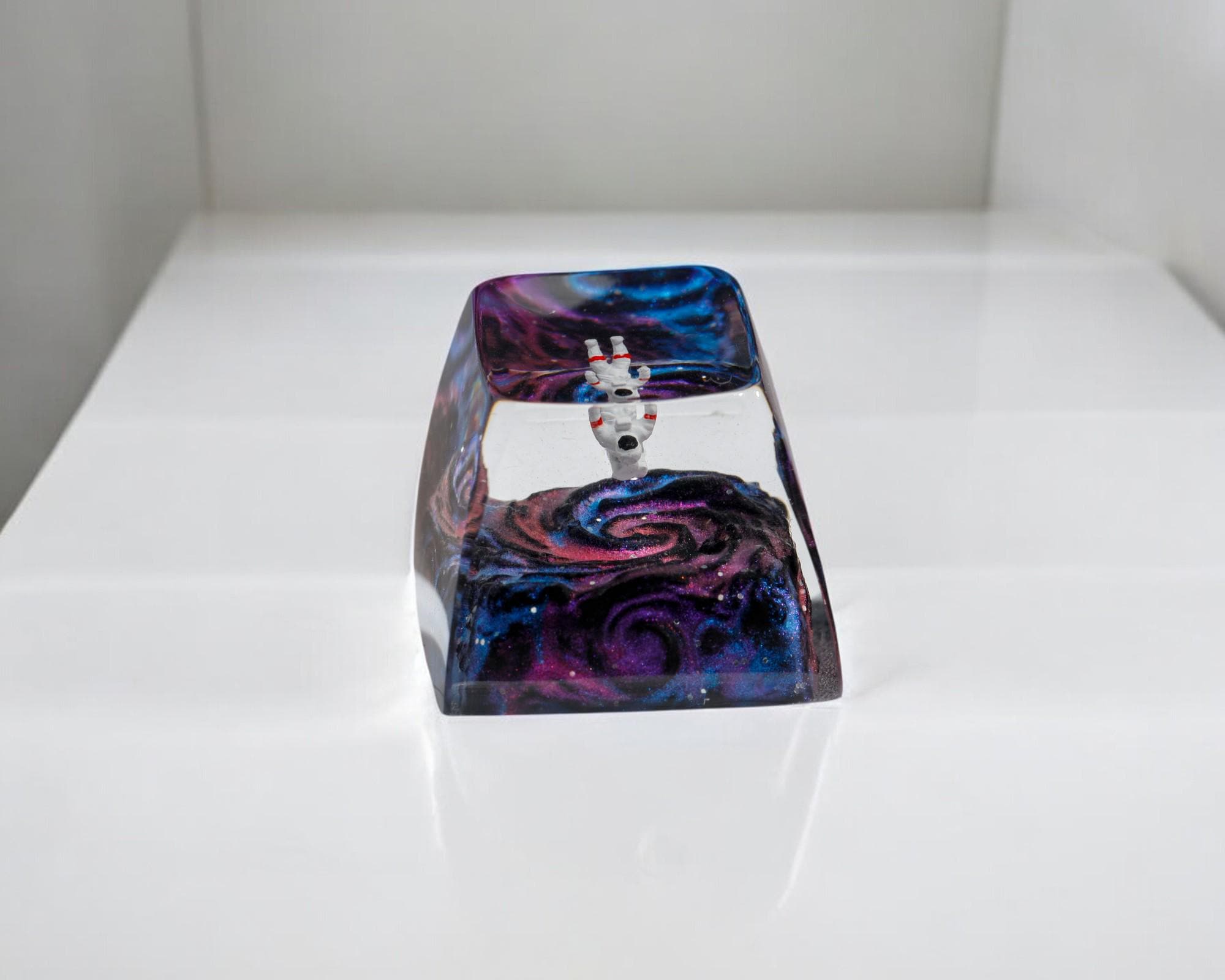 Keycaps Custom Artisan, Keycaps Anime Cute, Galaxy Keycap Space, Purple ...