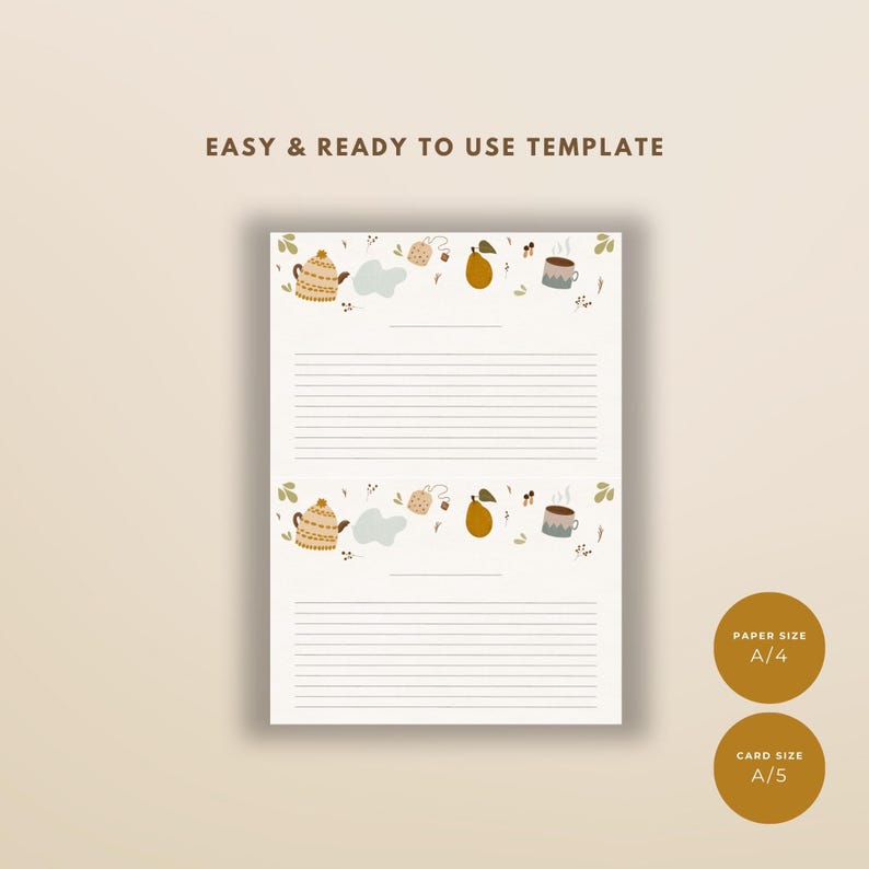 Printable Recipe Card - Etsy