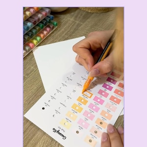 Guangna 168 Color Chart (blank Digital PDF Format - Brush Acrylic ...