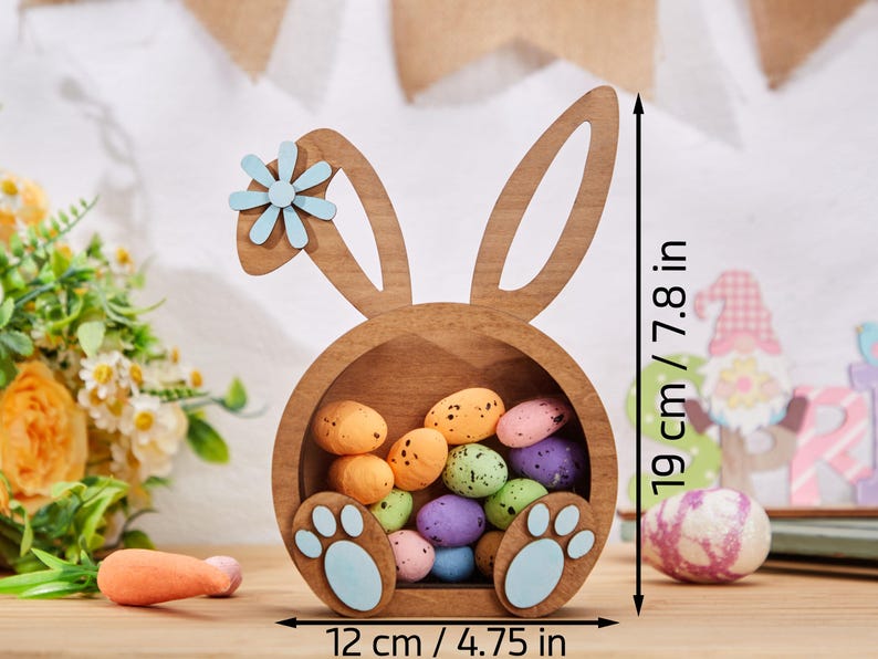 Personalized Wooden Bunny Piggy Bank,personalized Easter Bunny Money ...