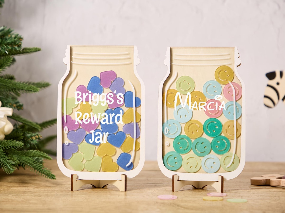 Custom Reward Jar With Tokens,reward Jar Magnet for Class,kindness Jar ...