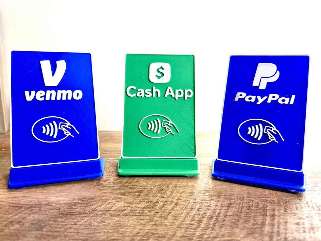Tap-to-pay NFC Payment Tabletop Cards - Etsy