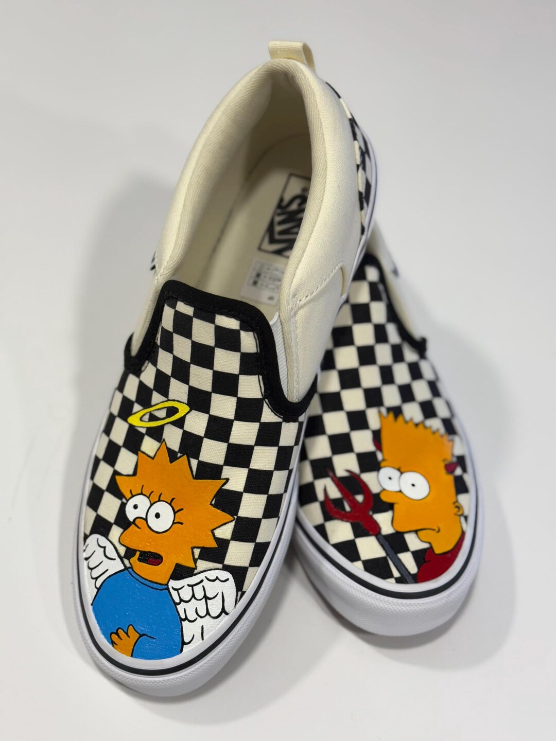 Custom Vans slip-on a tema Simpson - Etsy Italia