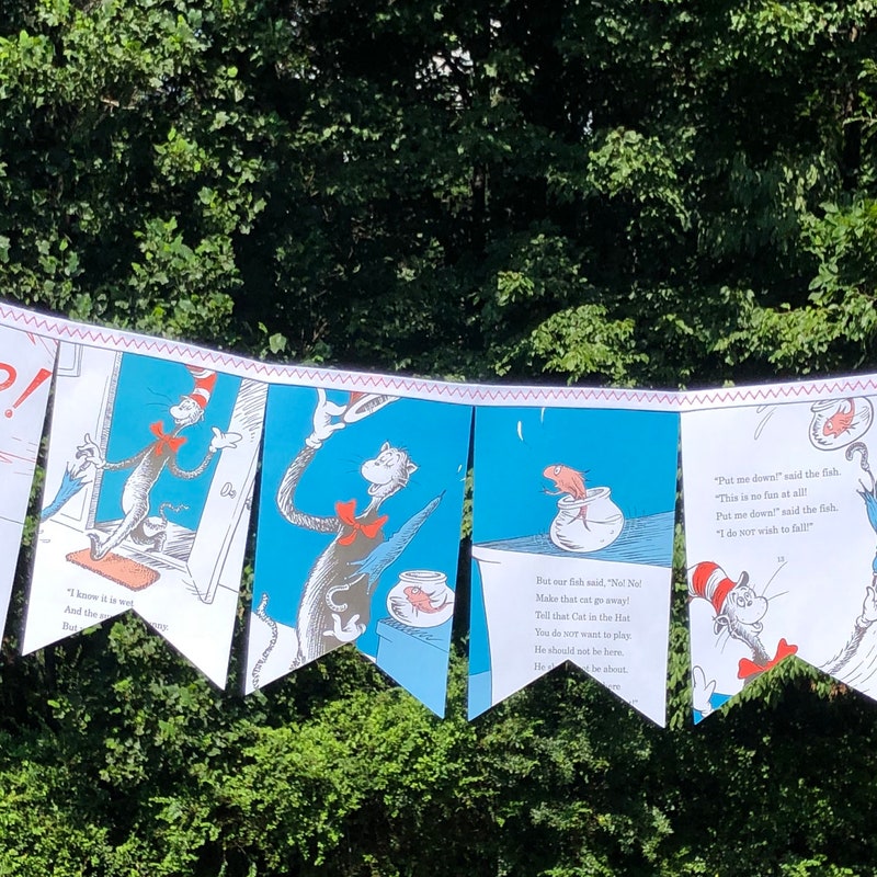 Dr Seuss Party Decor - Etsy
