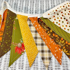 Fall Fabric Banner/fall Fabric Garland/fall Fabric Bunting/fall Home ...