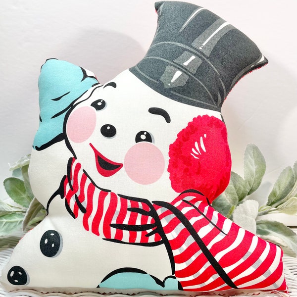 Snowman Pillow - Etsy