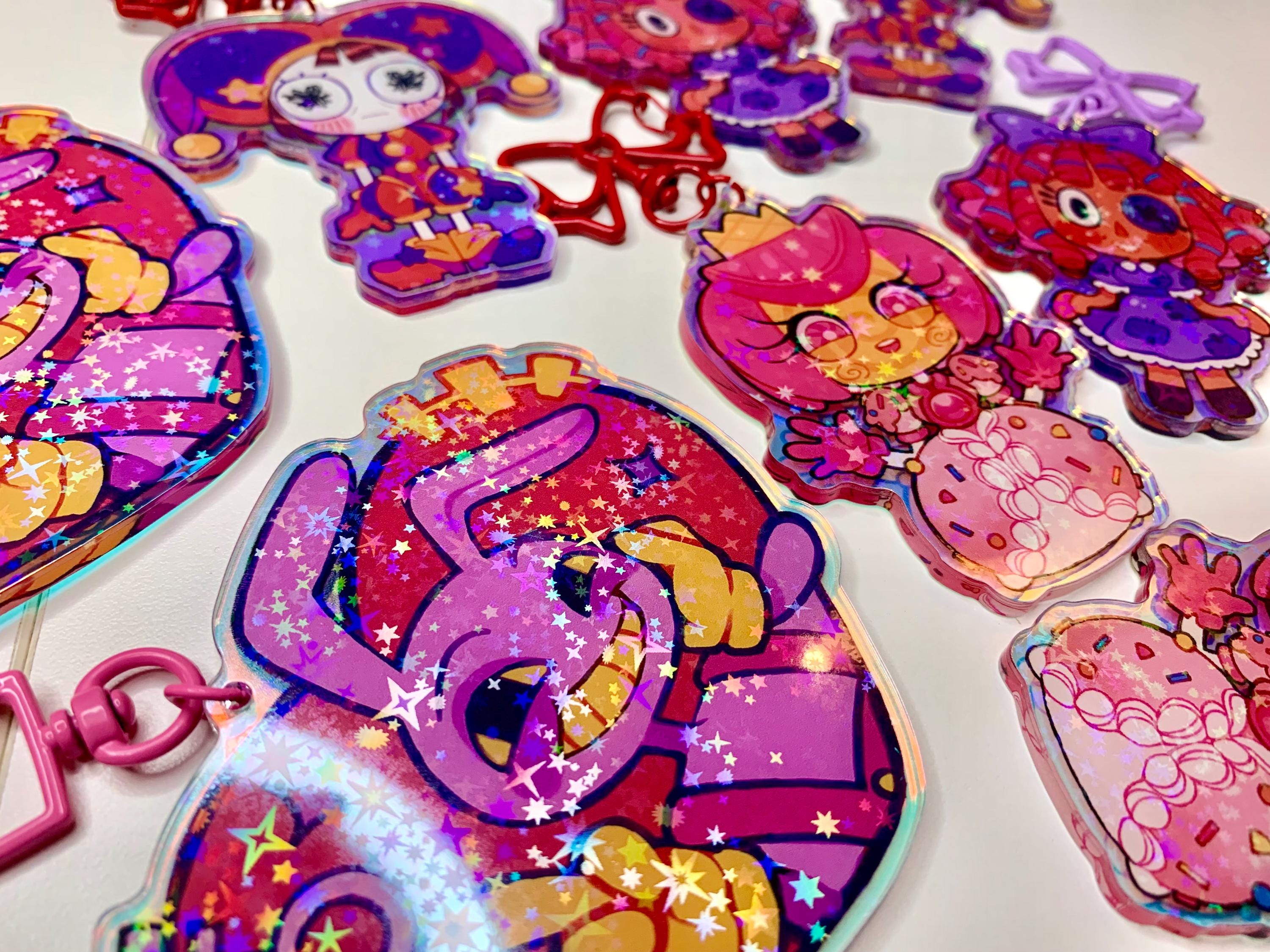 The Amazing Digital Circus Keychains - Etsy