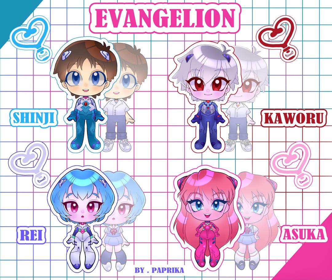 NEON GENESIS EVANGELION Keychain - Etsy