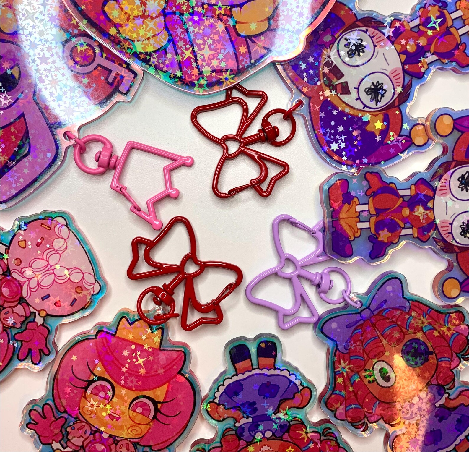 The Amazing Digital Circus Keychains - Etsy