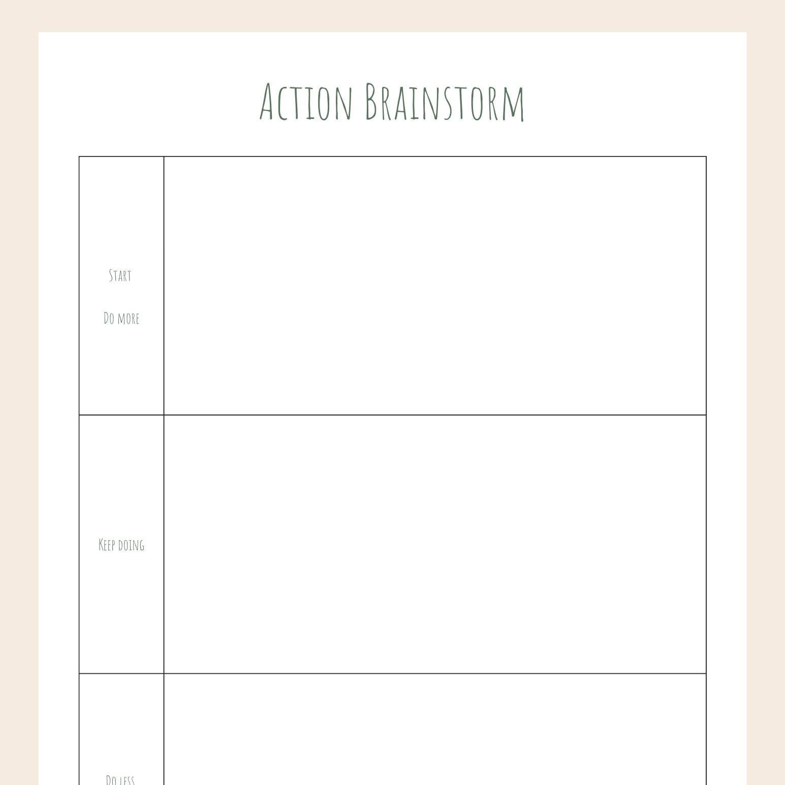 Printable Vision Board Workbook | Goal Setting & Manifestation Guide ...