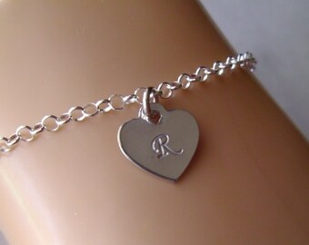 Initials anklet | Etsy