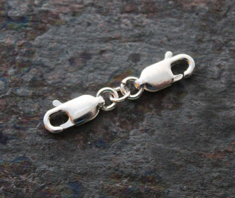 1" Jewelry Connector - .925 Sterling Silver Necklace Exender, Chain ...