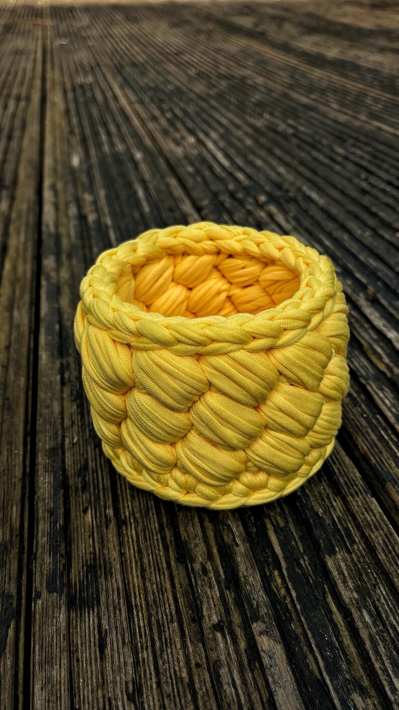 Handmade Knit Basket Small-organizer Basket-gift Idea - Etsy