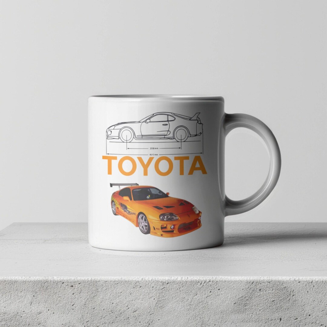 Toyota Supra MK4 Mug - JDM Car Lover Gift, 2JZ Coffee Cup, Japanese ...
