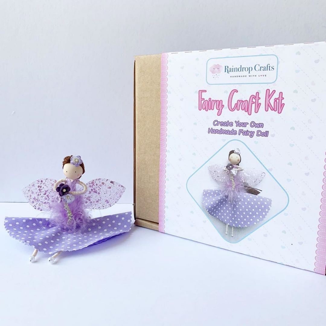 Fairy Doll Kit - Handmade Fairy Doll - Fairy DIY - Lilac Fairy - Fairy ...