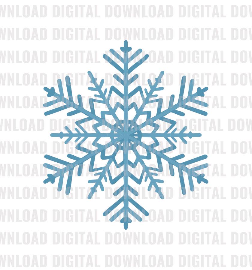 Snowflake Clipart - High Resolution Winter Snowflake Graphics - Etsy