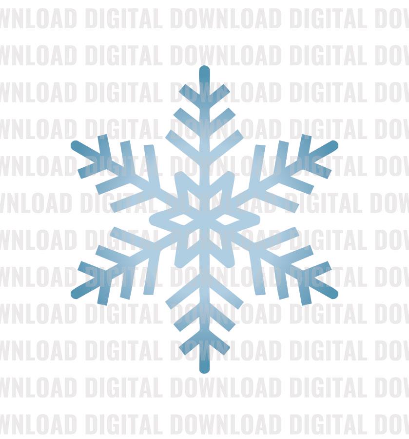 Snowflake Clipart - High Resolution Winter Snowflake Graphics - Etsy