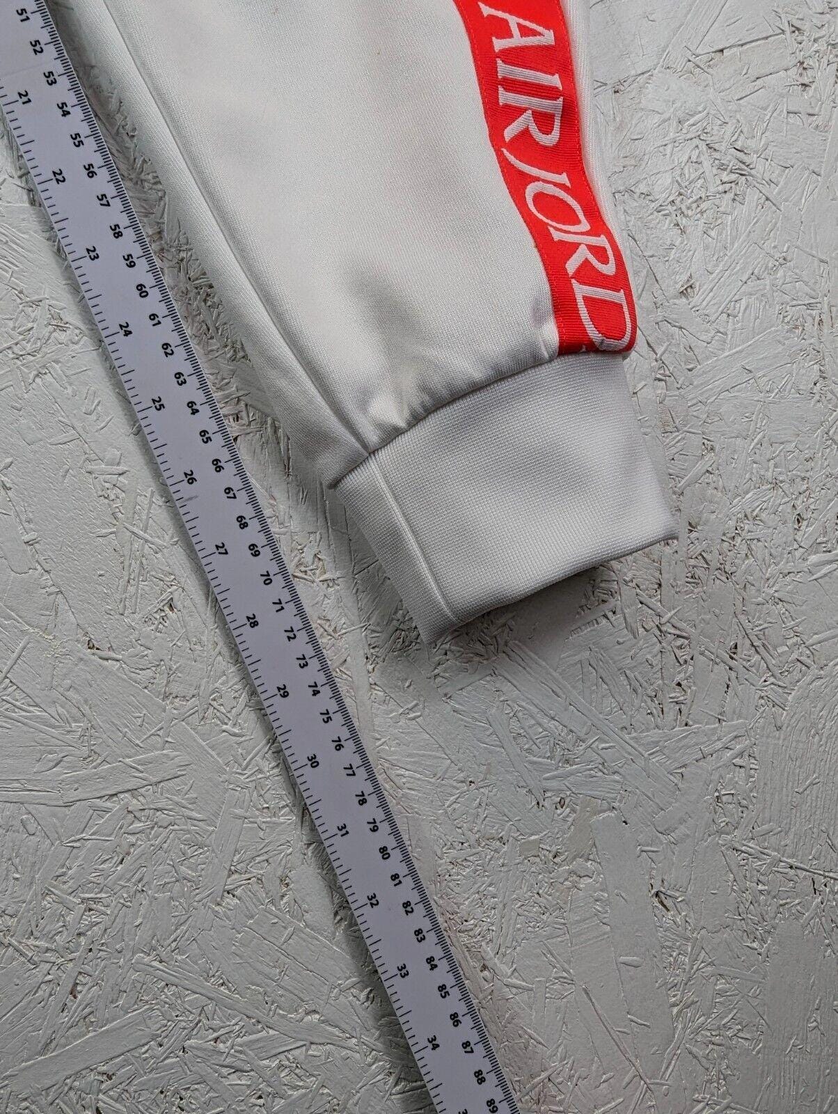 Nike Air Jordan Tracksuit Bottoms Mens XS White Tapered Joggers Retro ...