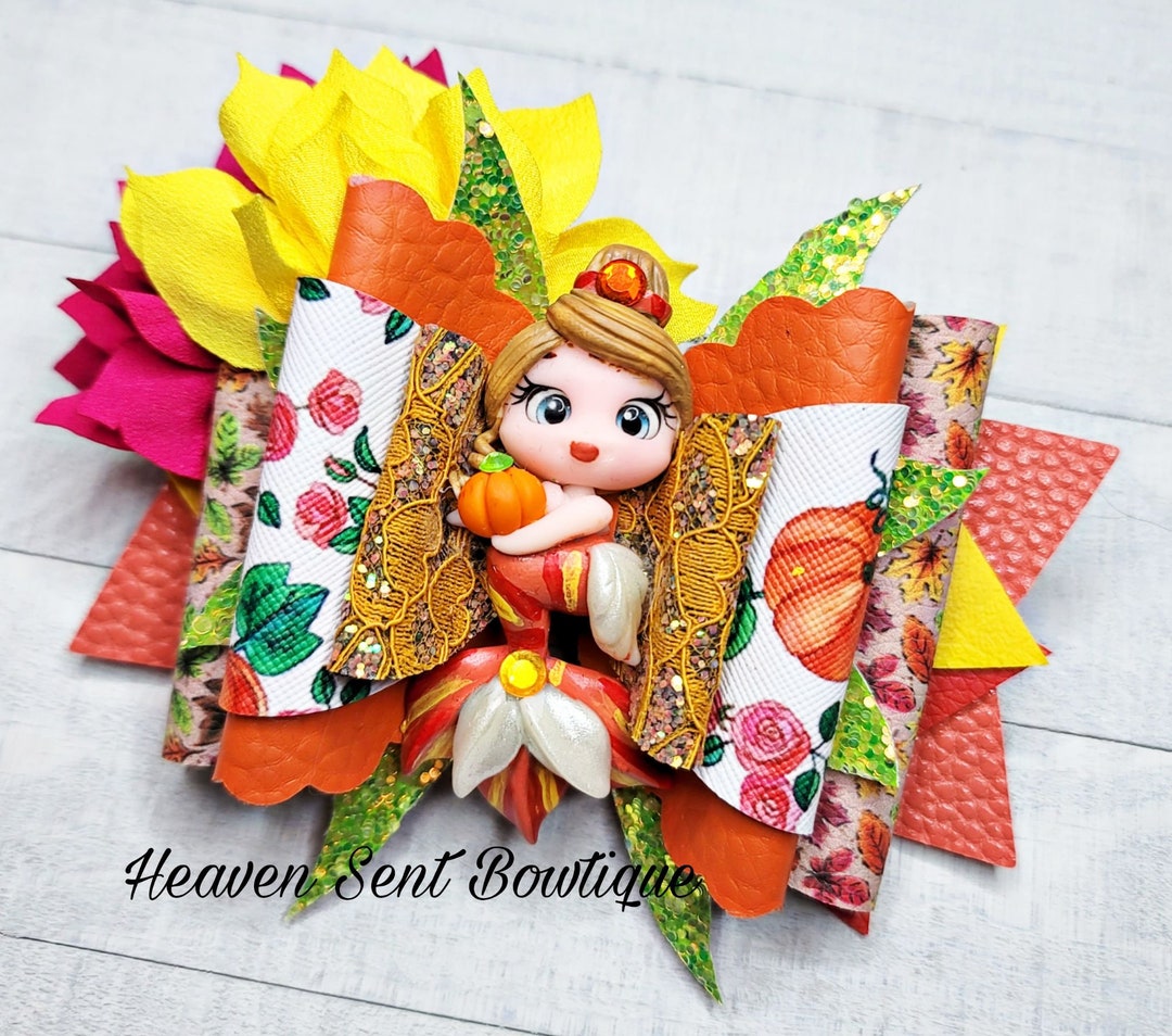 Fall Mermaid Hair Bow/ Mermaid Birthday Bow /mermaid Hair Bow/ott ...