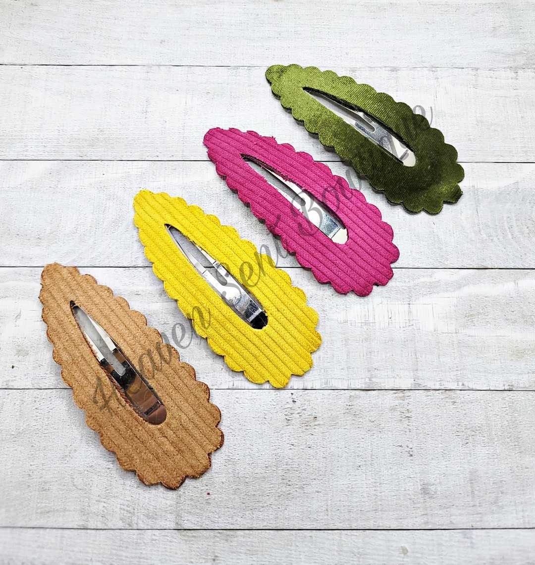 Boho Hair Clip for Women/corduroy Fabric Hair Clip/trendy Hair ...