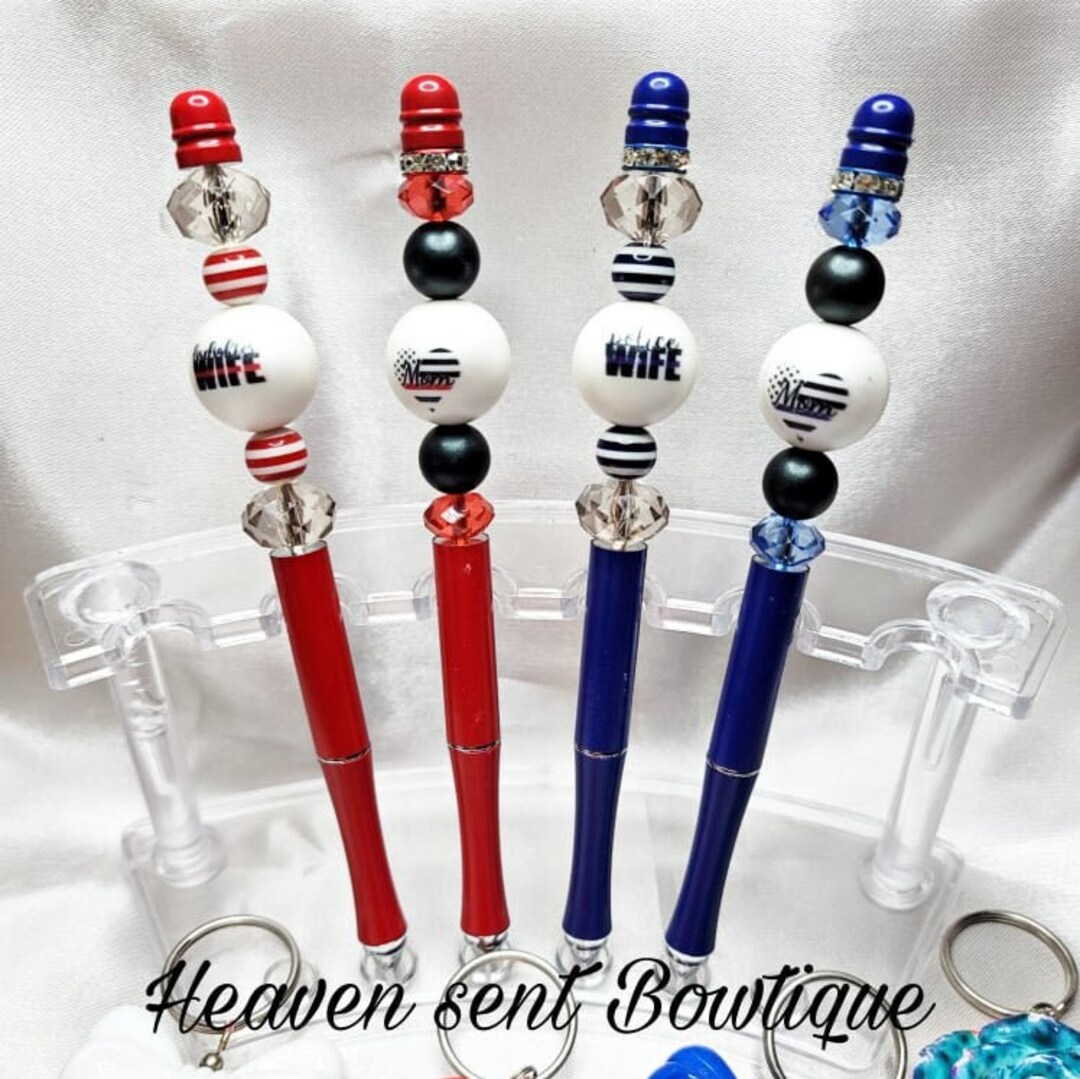 Police Key Fob, Fire Fighter Key Chain. Beaded Key Chain, Key Chain ...