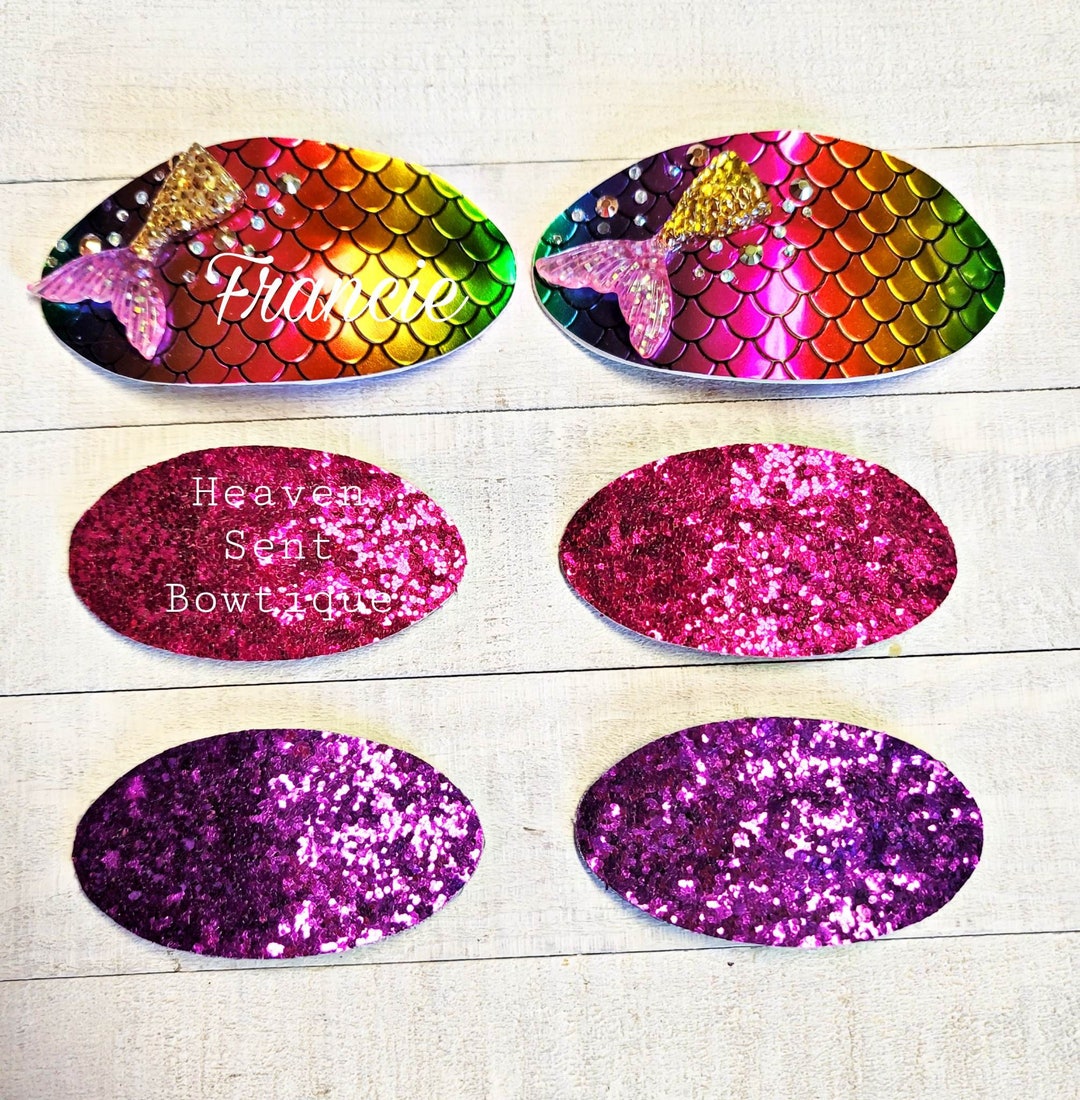 Personalize Mermaid Glitter Snap Clips/summer Snap Clip for Girls ...