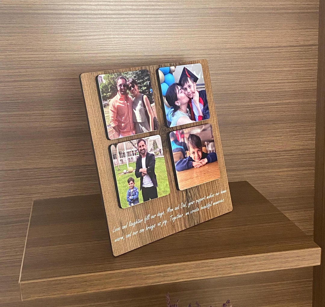 Personalized Wooden Photo Frame as a Gift for Lover. Personalized Photo ...