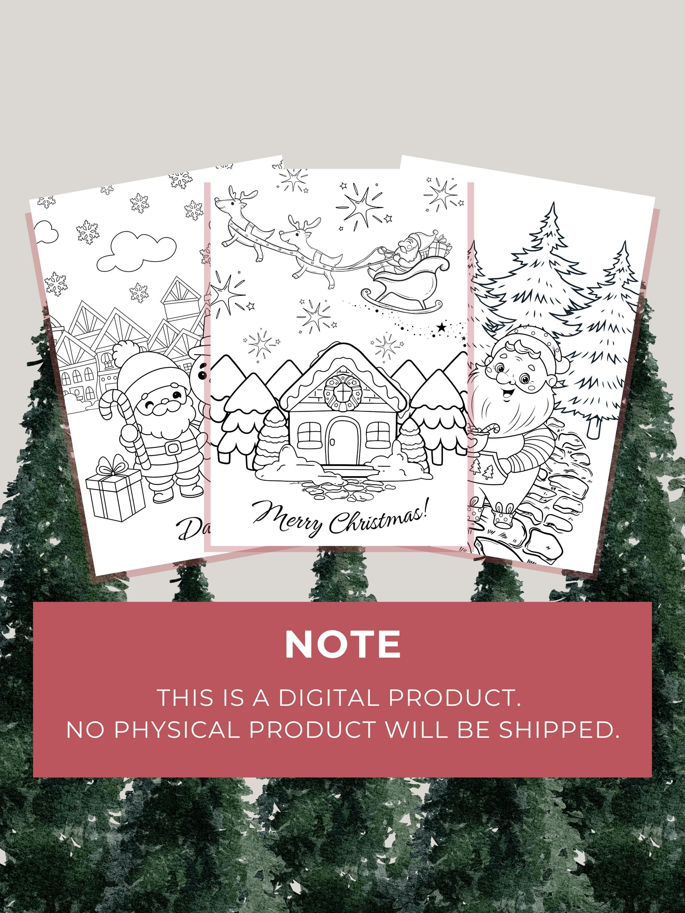 Printable Advent Calendar 2024 for Kids, Christmas Busy Book, Christmas ...